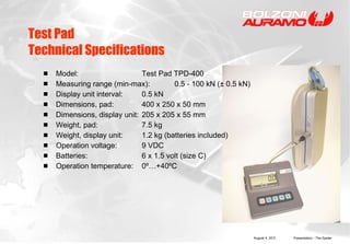 Measuring Clamping Force with the BA Test Pad | PPS