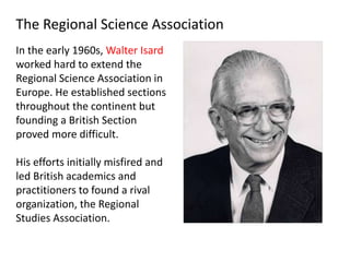 Great Minds in Regional Science: Peter Hall | PPTX