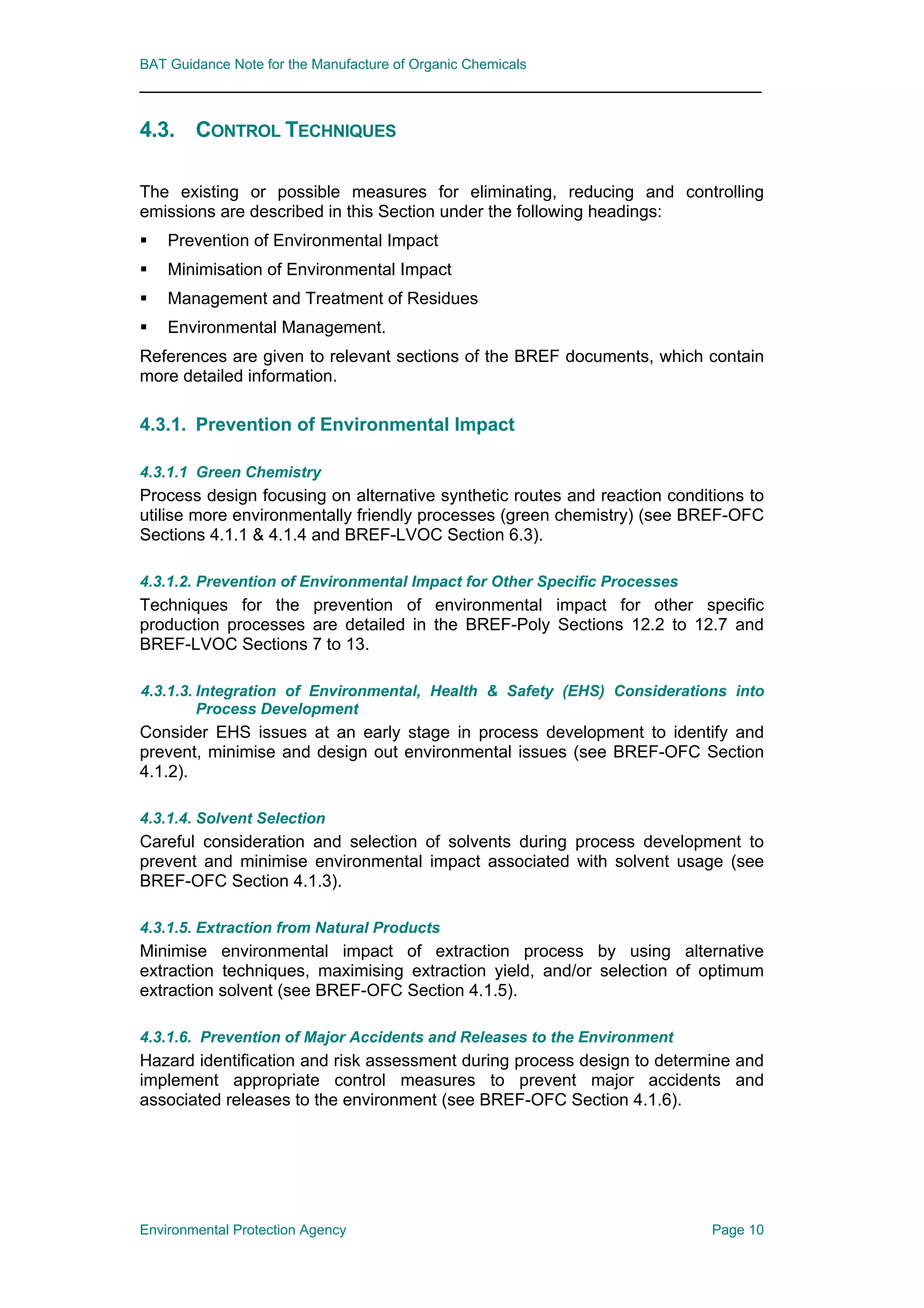 Bat guidance note on best available techniques for pharmaceutical | PDF