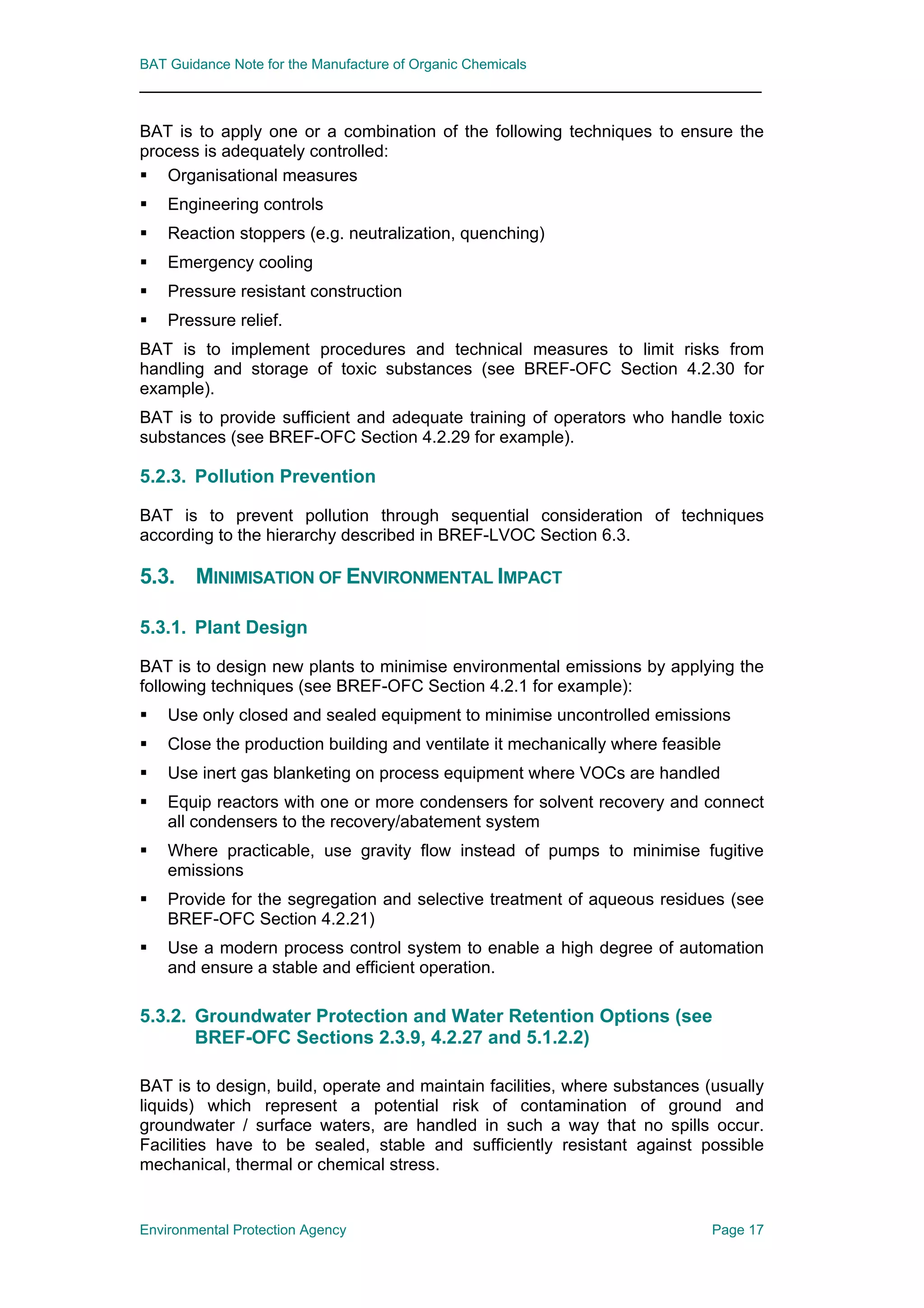 Bat guidance note on best available techniques for pharmaceutical | PDF