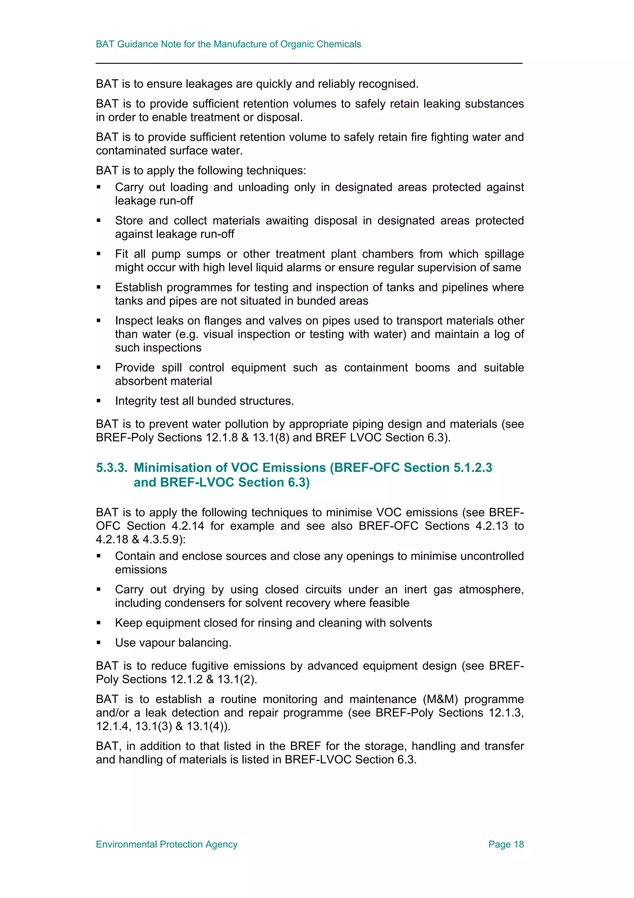 Bat guidance note on best available techniques for pharmaceutical | PDF