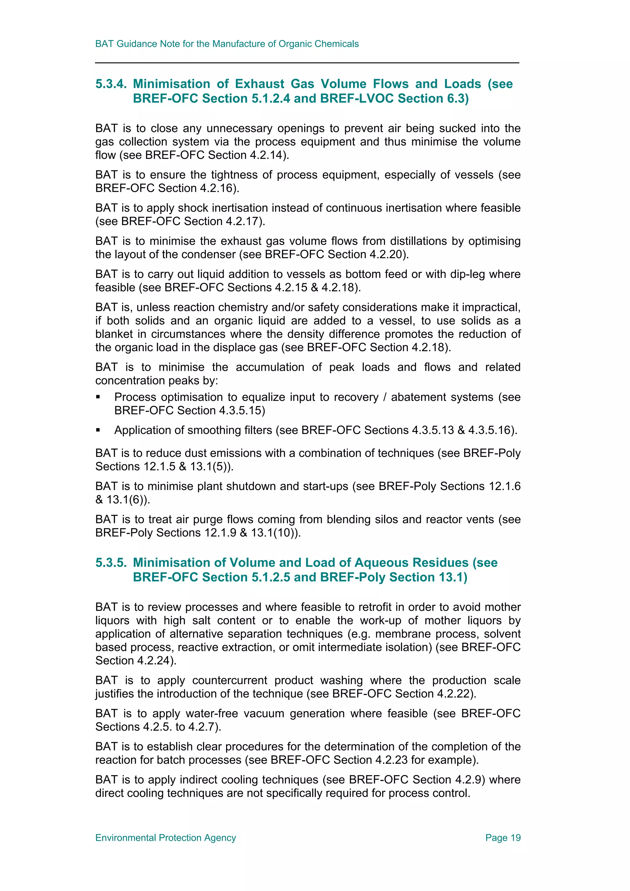 Bat guidance note on best available techniques for pharmaceutical | PDF