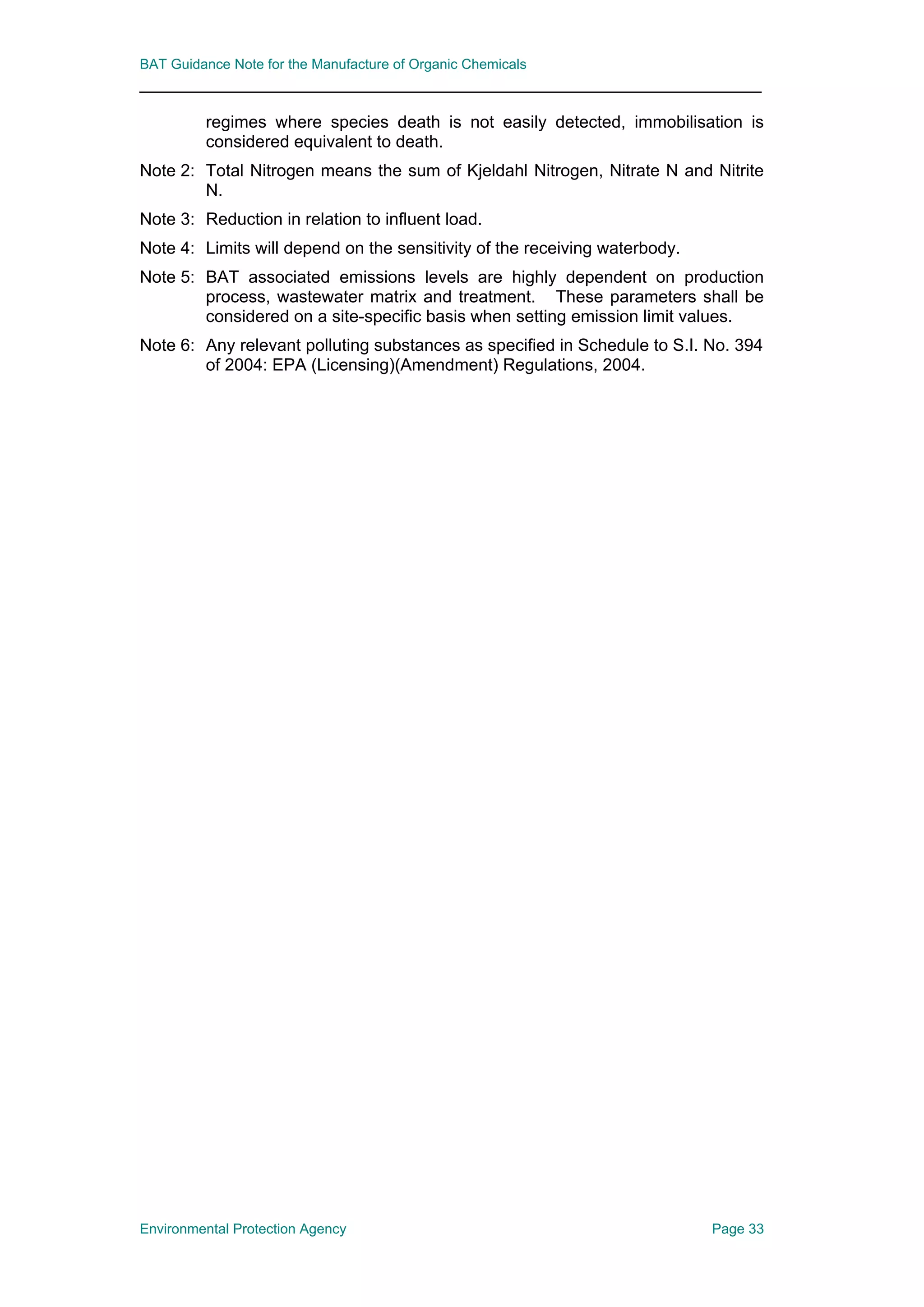 Bat guidance note on best available techniques for pharmaceutical | PDF