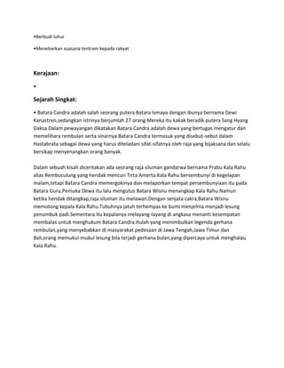 Bathara candra | DOCX