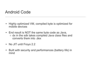 Android a brief intro | KEY | Operating Systems | Computer Software and Applications