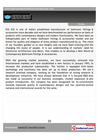 Ess Ess Bathroom Products Private Limited, Chandigarh, Bathroom ...