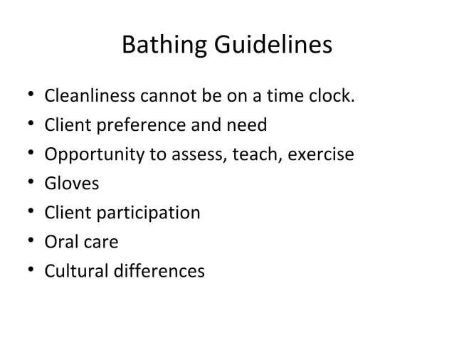 Bathing And Skin Care | PPT | Bath and Shower | Personal Care