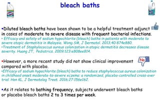 Bathing or not bathing in atopic dermatitis | PPT