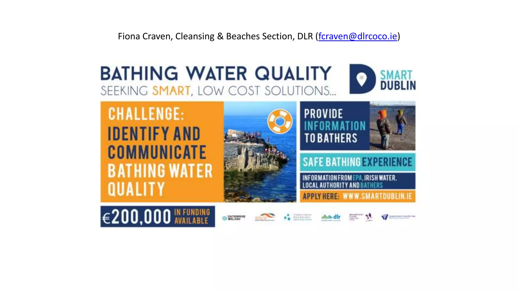 Bathing Water Quality SBIR - DLR | PPTX