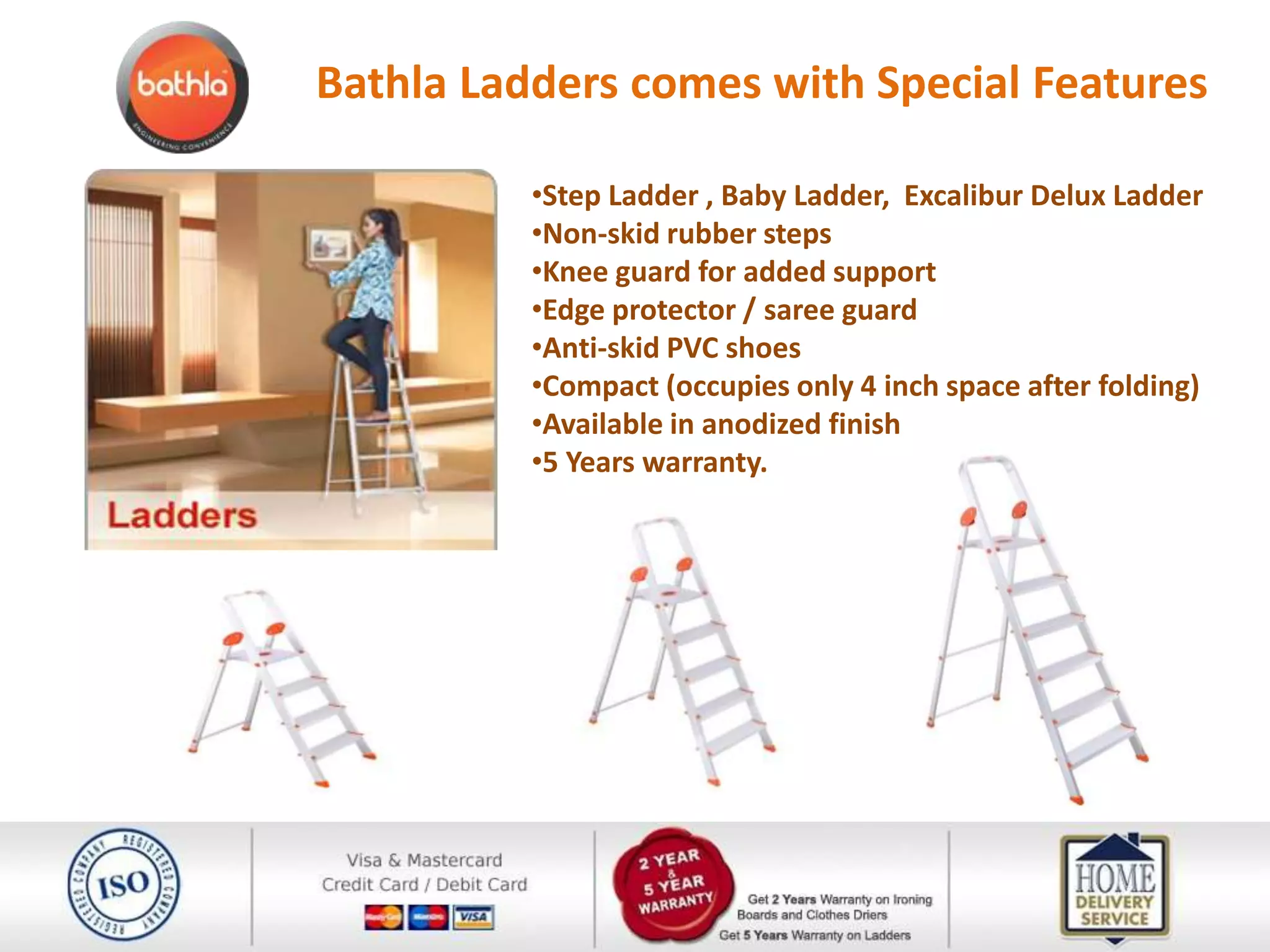 Bathla Aluminium Ladder, As an essential part of every home. | PPTX