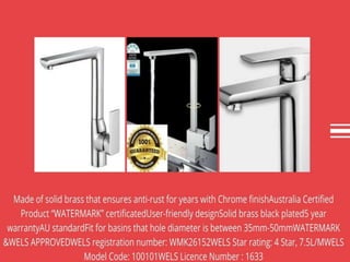 Bathroom basin vanity flick hand mixer tap | PPT