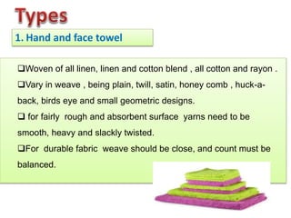 Bathroom linen | PPTX
