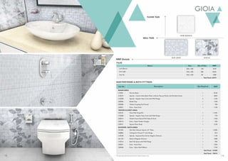 Bathroom Tiles, Design, Accessories & Fittings By Somany Ceramics | PDF