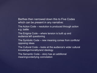 Barthes theory edited | PPT