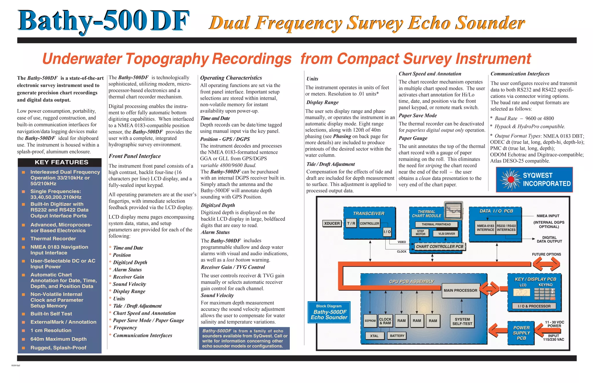 Bathy 500 df | PPT
