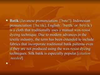 Batik | PPT