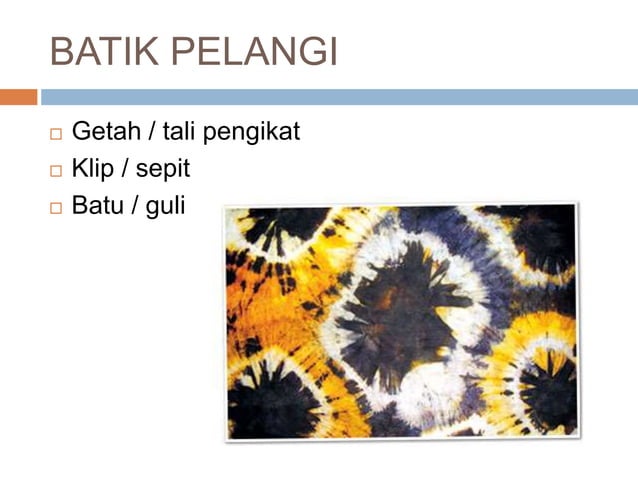 Batik TINGKATAN 5 | PPTX