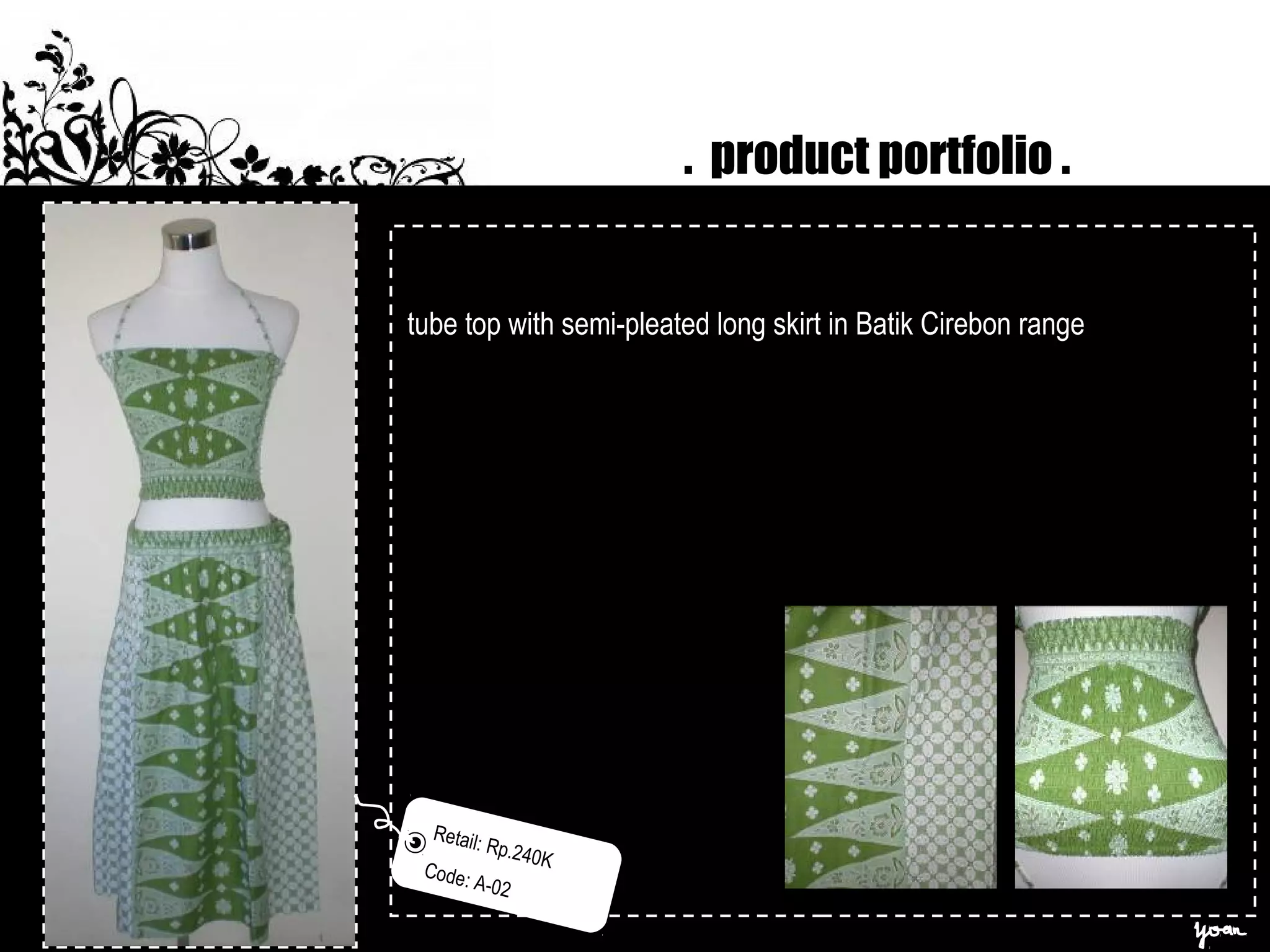 Batik Range Portfolio | PPT