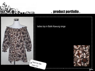 Batik Range Portfolio | PPT