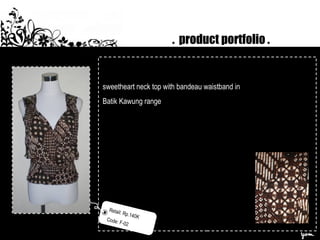 Batik Range Portfolio | PPT