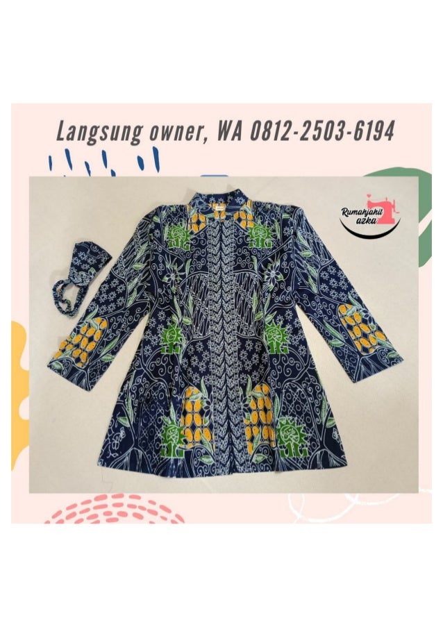 Custom Jahit Batik by Rumah Jahit Azka | PDF