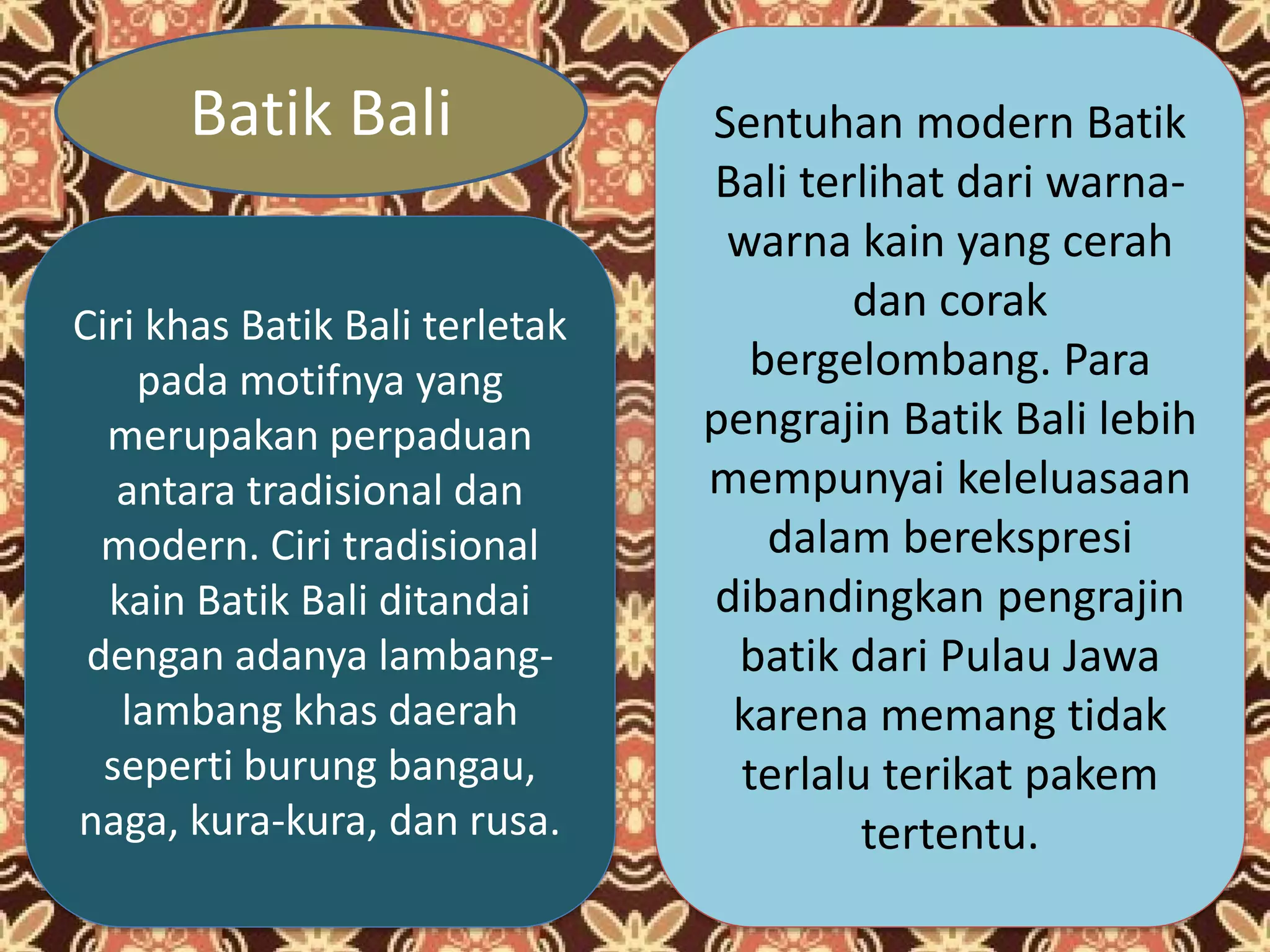 Batik bali | PPTX