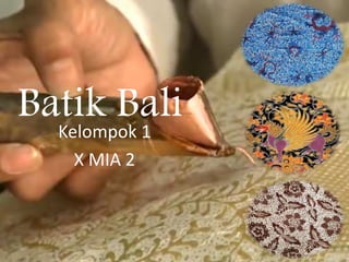 Batik bali | PPTX