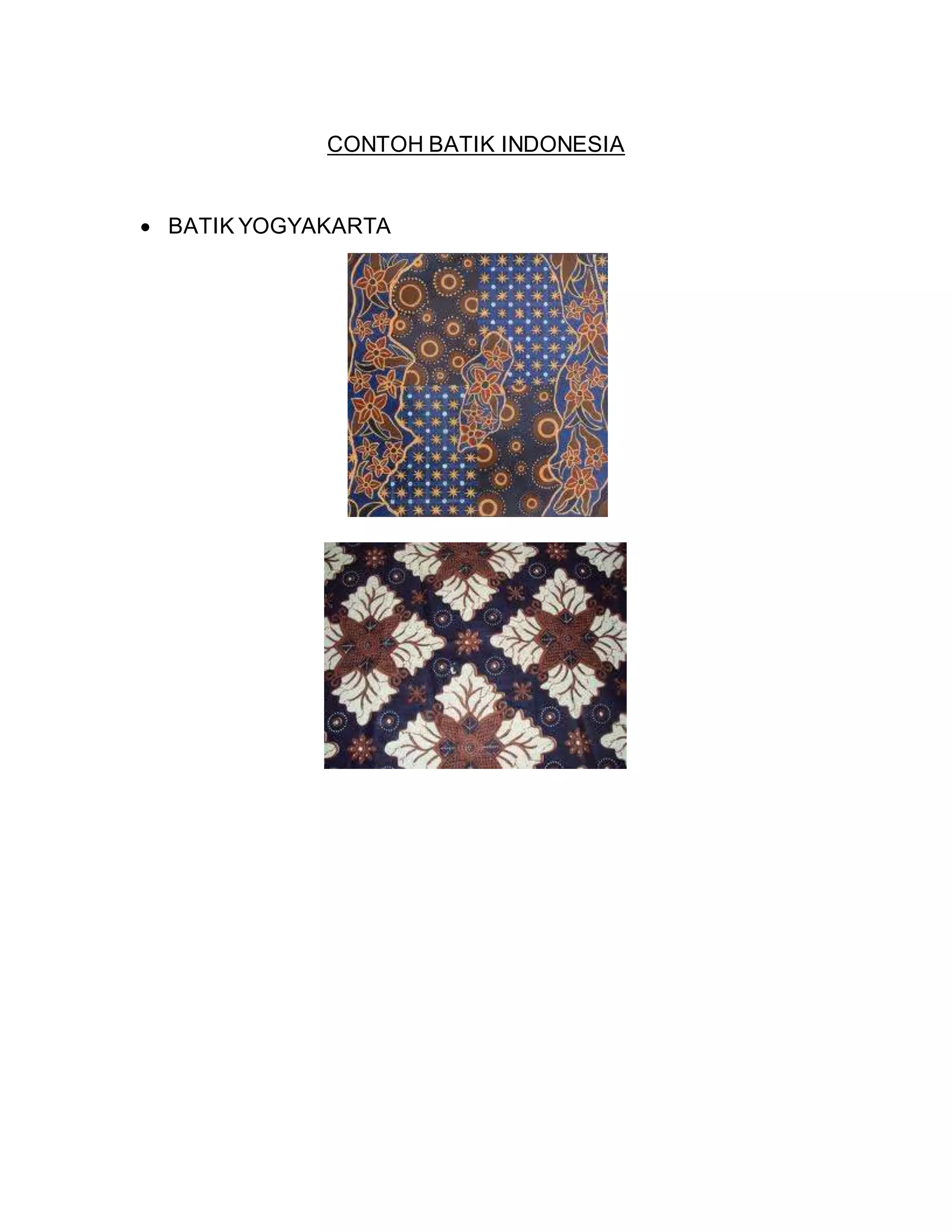 Batik indonesia | DOCX