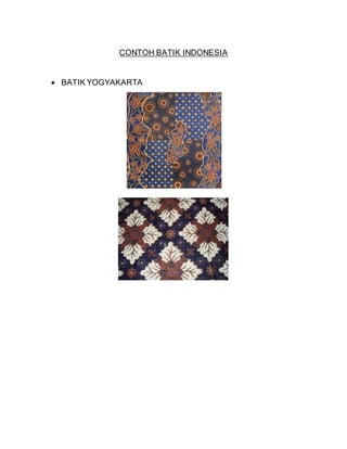 Batik indonesia | DOCX