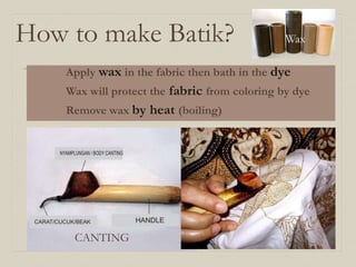 A Glimpse of Batik | PPTX