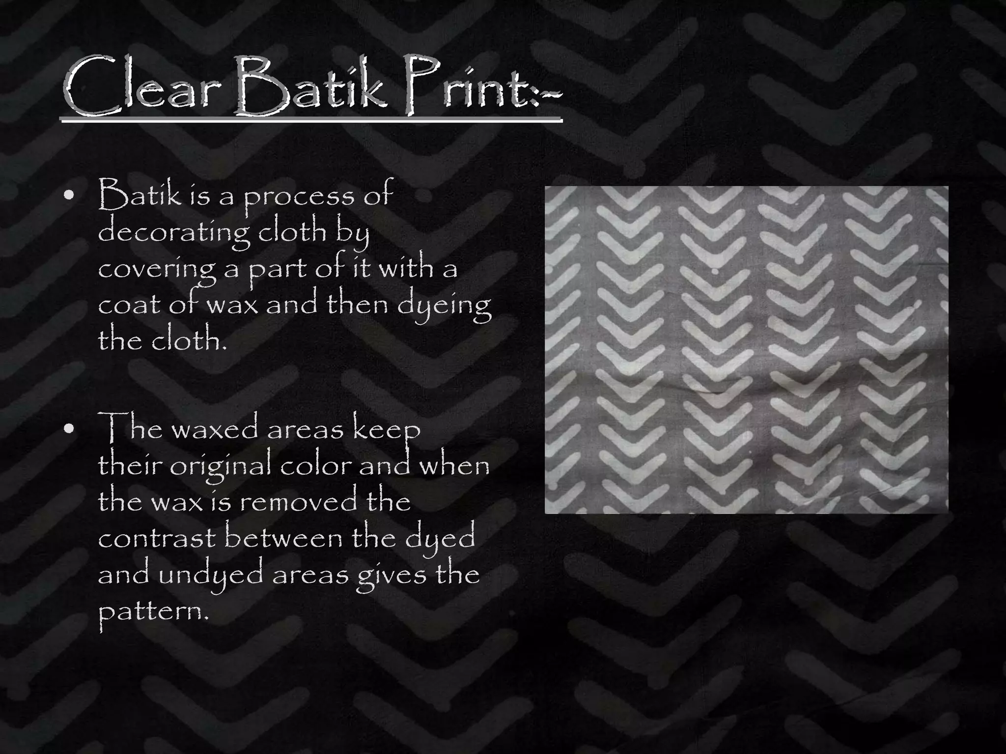 Batik presentation | PDF