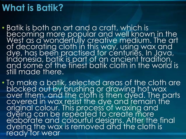 Batik | PPTX