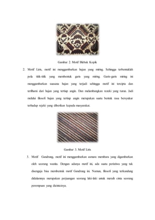 Batik tulis bakaran berani menjawab tantangan dunia | PDF