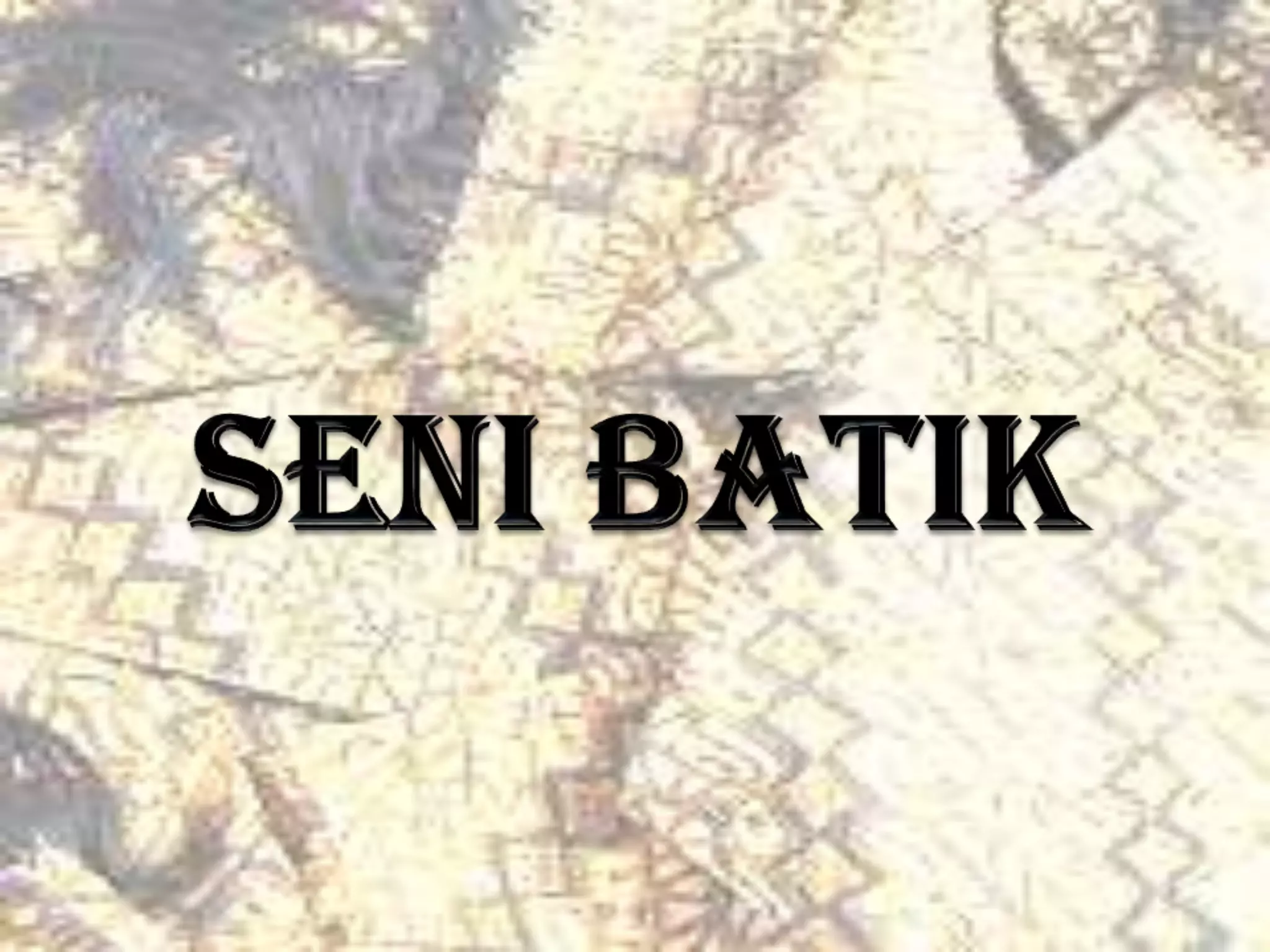 Batik yogyakarta - Seni Batik (by Pangestu Chaesar S) | PPTX