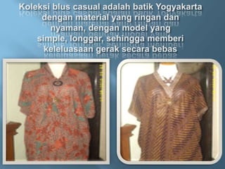 Batik yogyakarta - Seni Batik (by Pangestu Chaesar S) | PPTX