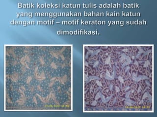Batik yogyakarta - Seni Batik (by Pangestu Chaesar S) | PPTX