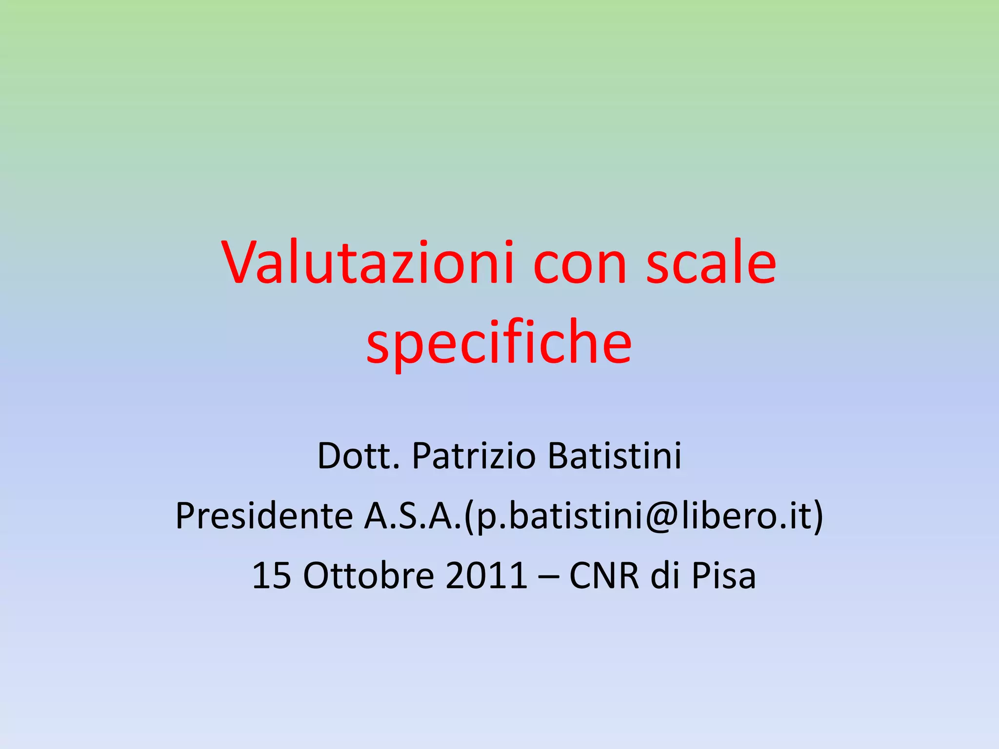 Batistini v | PPT