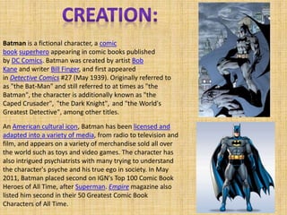 Batman | PPTX
