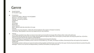 The Dark Knight Rises Case Study | PPT