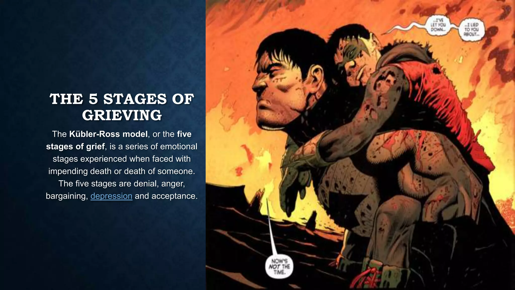Batman and the 5 stages of grief | PPTX