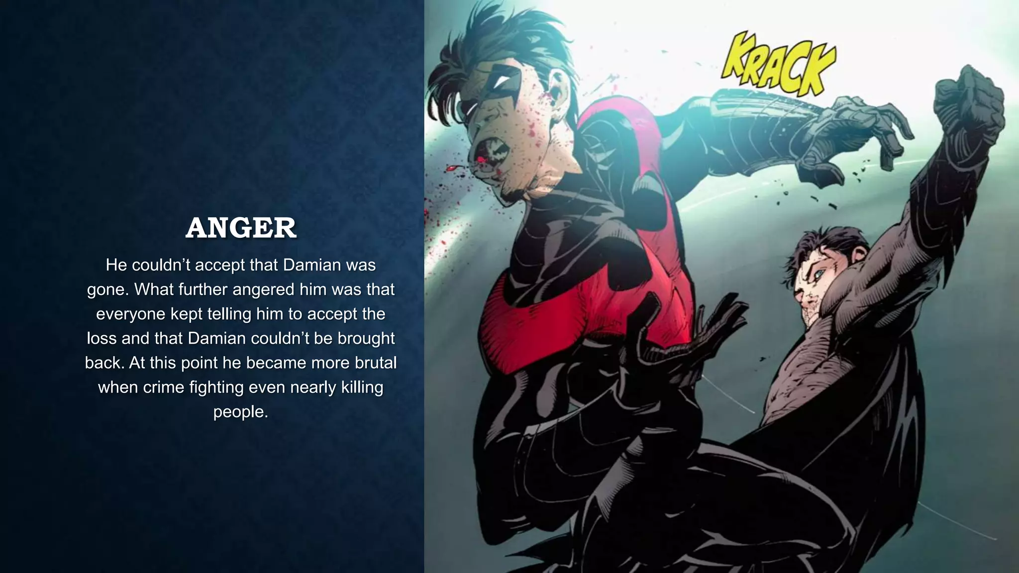 Batman and the 5 stages of grief | PPTX