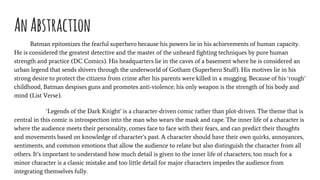 Batman comic final analysis | PPTX