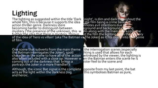 Batman Dark Knight | PPTX