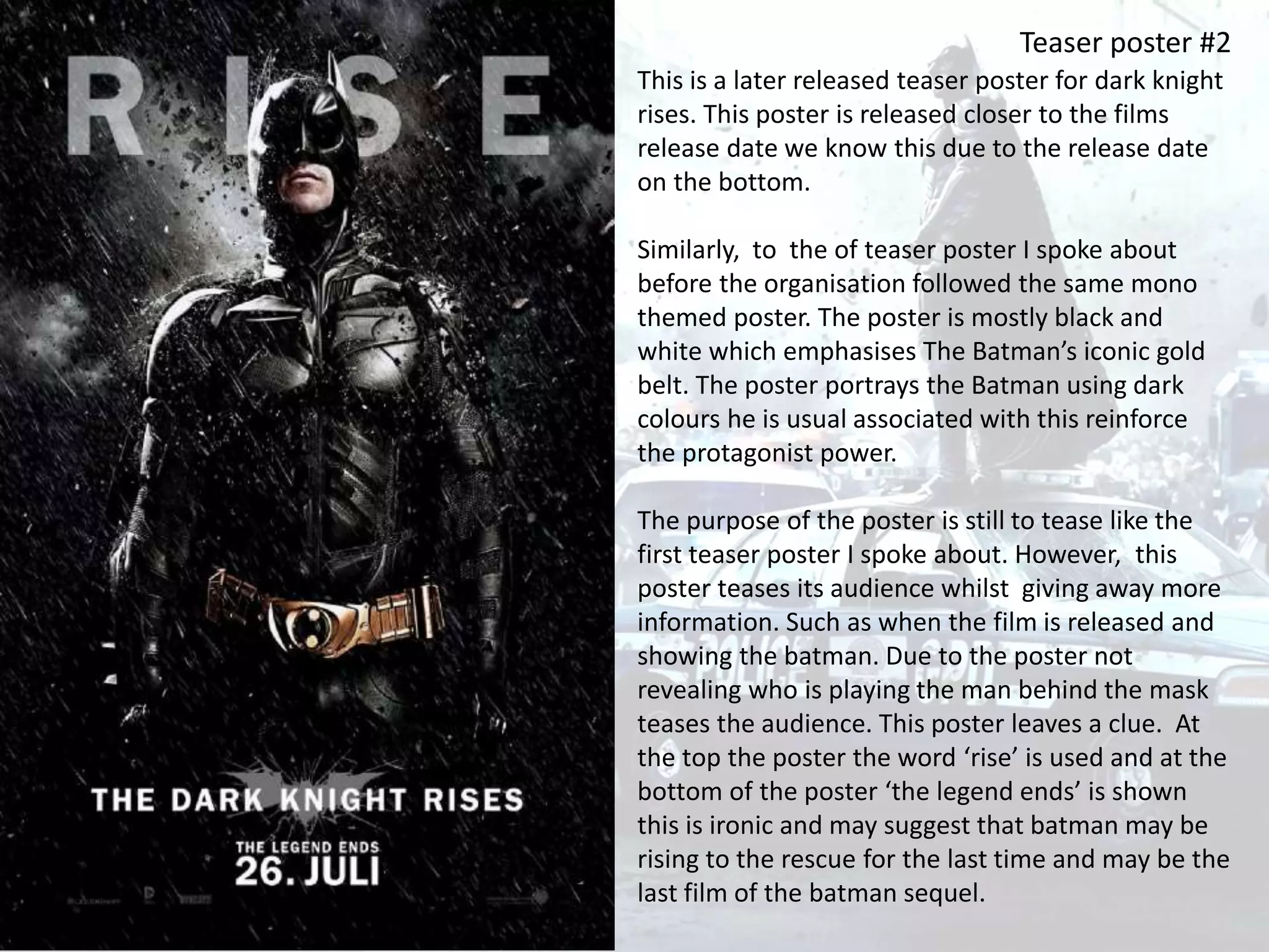 Batman film campaign1 | PPTX