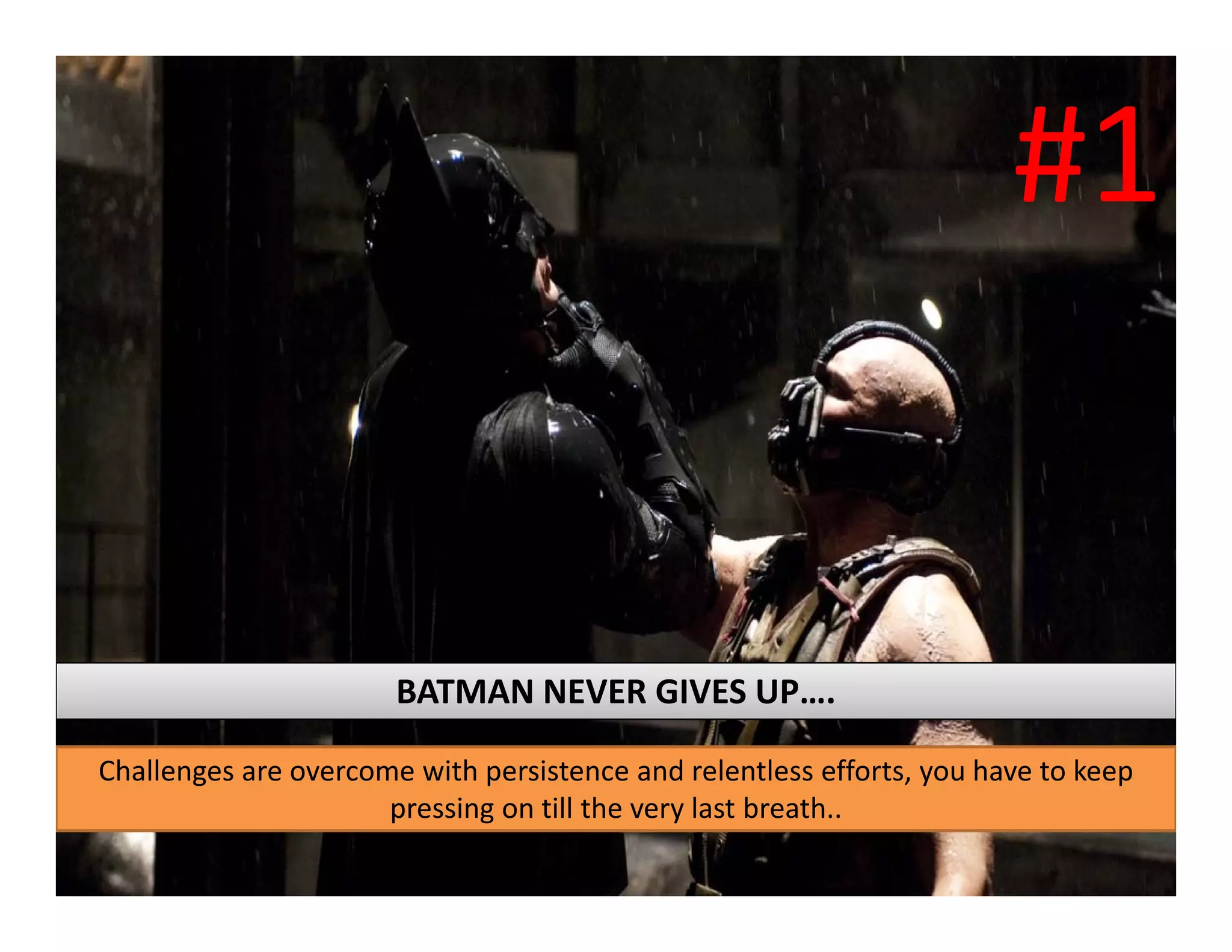 9 BUSINESS LESSON FROM BATMAN | PPT