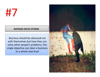 9 BUSINESS LESSON FROM BATMAN | PPT