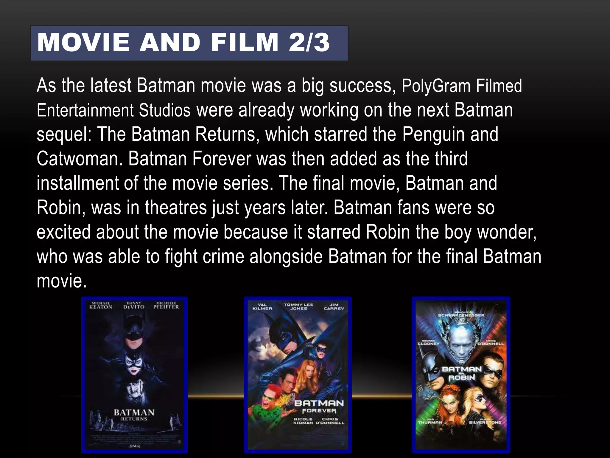 The Batman by Cole Whist (Personal Passion Project) | PPTX