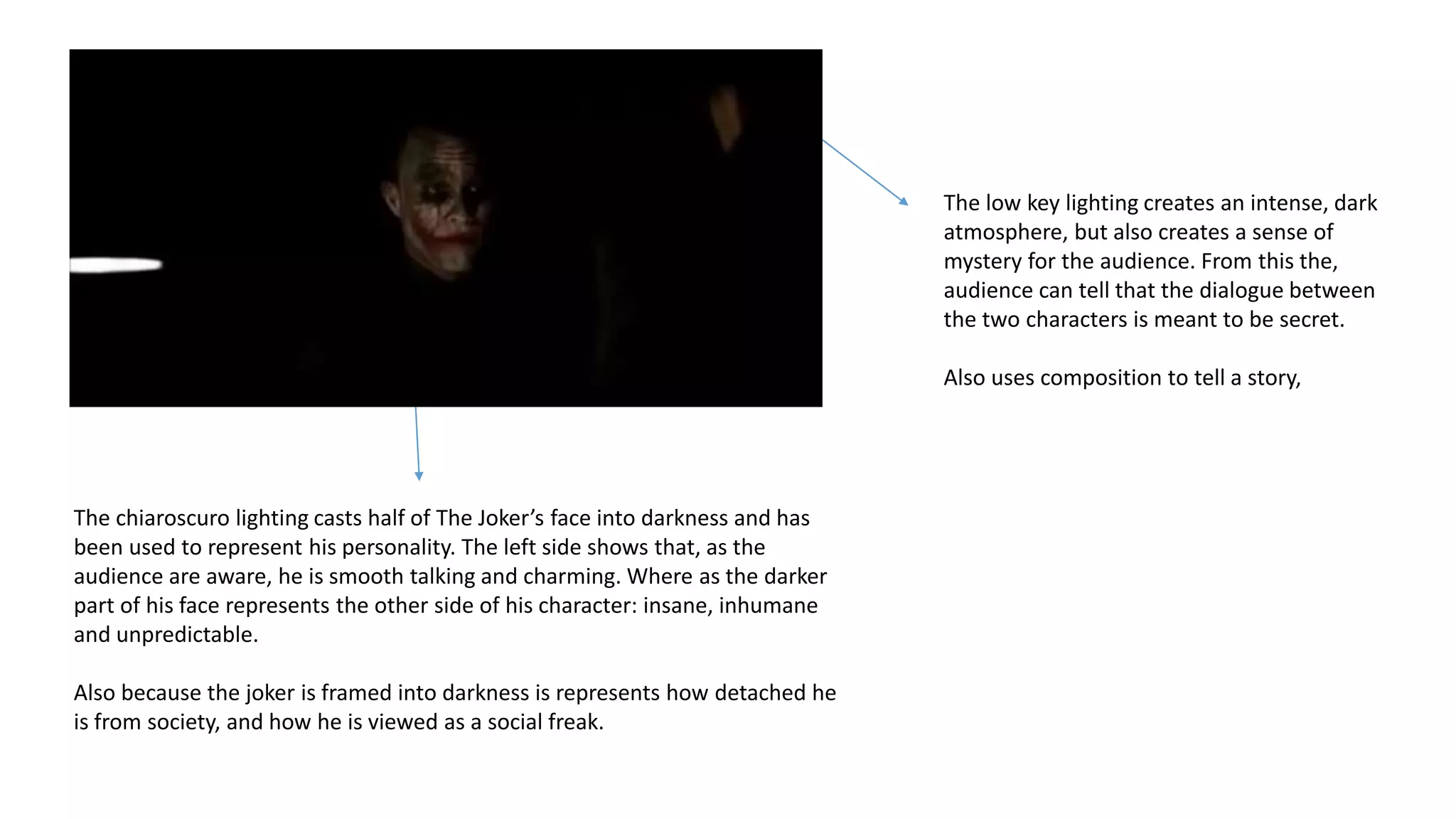 Batman screenshot analysis | PPT