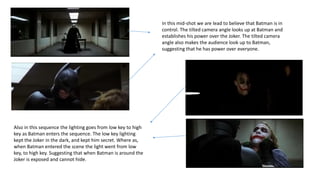 Batman screenshot analysis | PPT