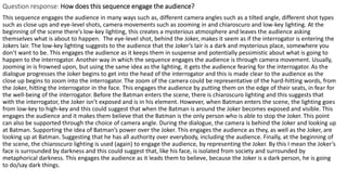 Batman screenshot analysis | PPTX